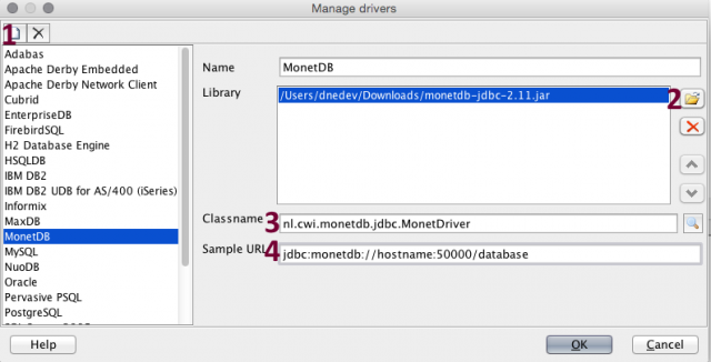 SQL Workbench | MonetDB Docs